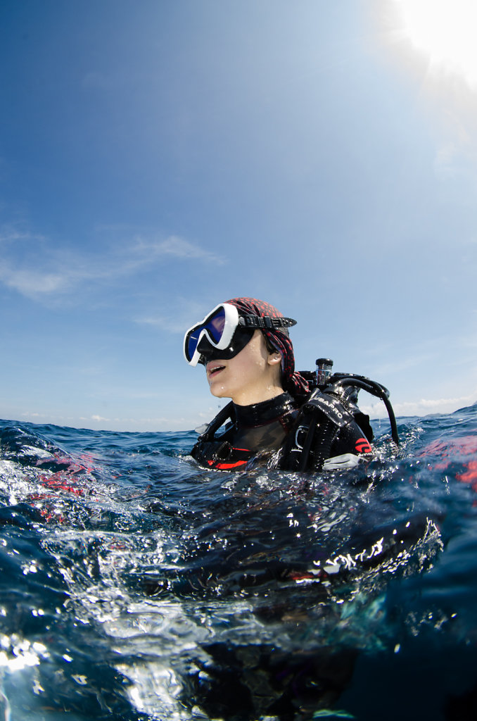 Happy Diver - Eric Keung Photography
